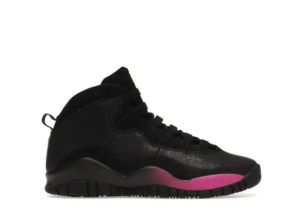 JORDAN 10 Retro Sneakers - Black/fuchsia Blast