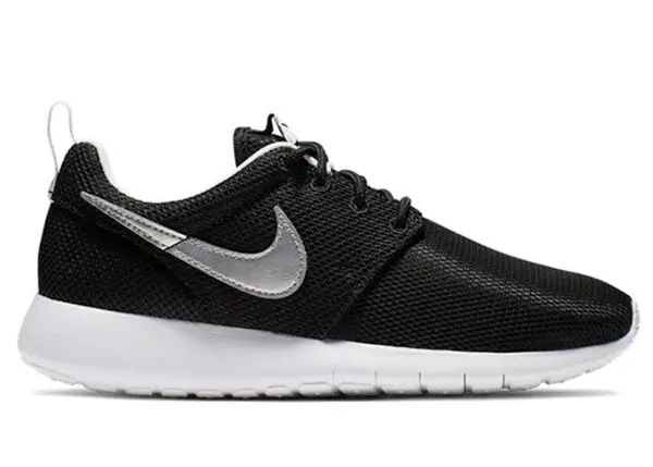 Nike Roshe One Sneakers - Black/metallic Silver/white