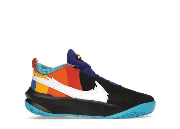 Nike Team Hustle D 10 Se Space Jam Sneakers - Black/hyper Royal/orange