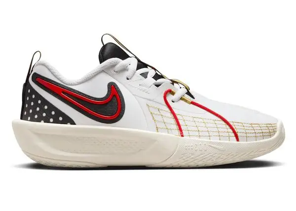 Nike Zoom Gt Cut 3 Sneakers - White/black/bronzine