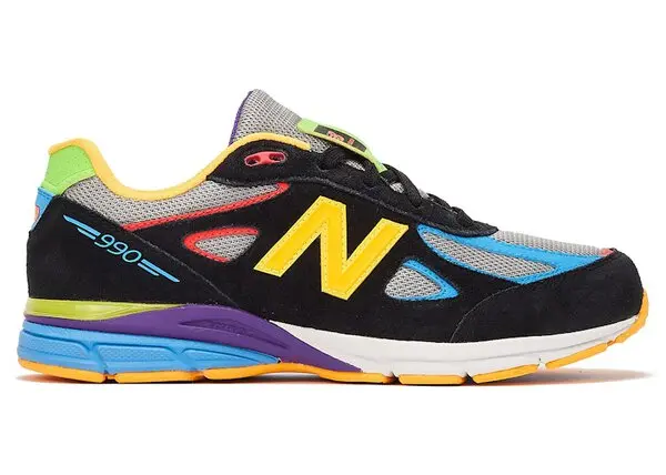 NEW BALANCE 990v4 Dtlr Wild Style 2.0 Sneakers - Black/grey