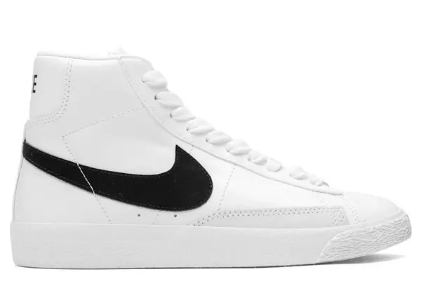 Nike Blazer Mid High-top Sneakers - White/black
