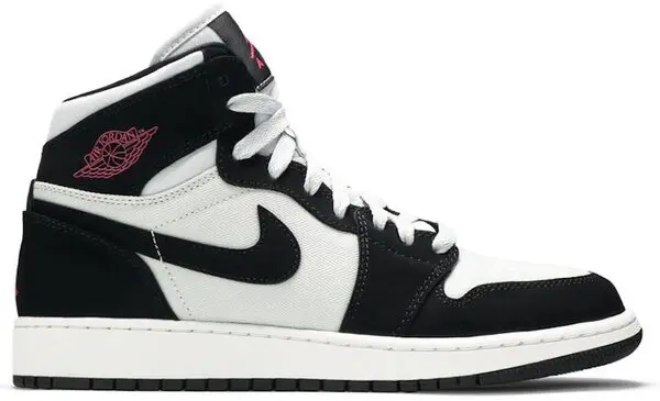 JORDAN 1 Retro High - Pure Platinum/black/pink