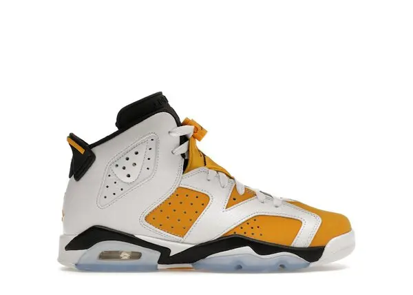 JORDAN 6 Retro Sneakers - White/yellow Ochre/black