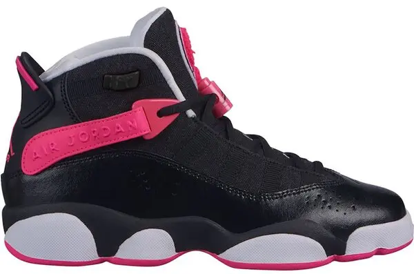 JORDAN 6 Rings Sneakers - Black/hyper Pink/white