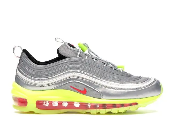 Nike Air Max 97 Rft Sneakers - Metallic Silver/red Orbit/volt