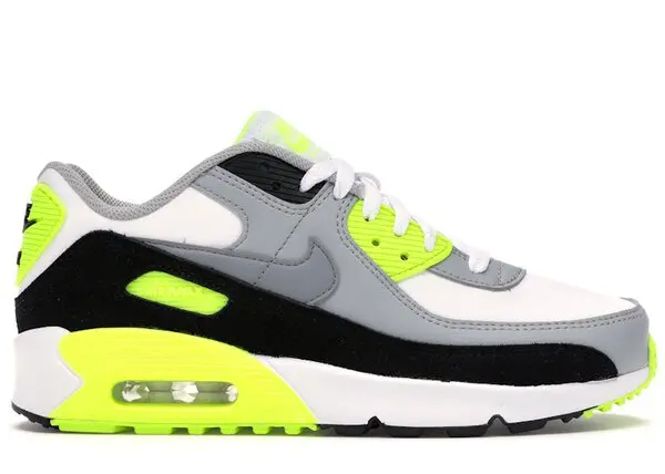 Nike Air Max 90 Og Volt Sneakers - White/particle Grey/black