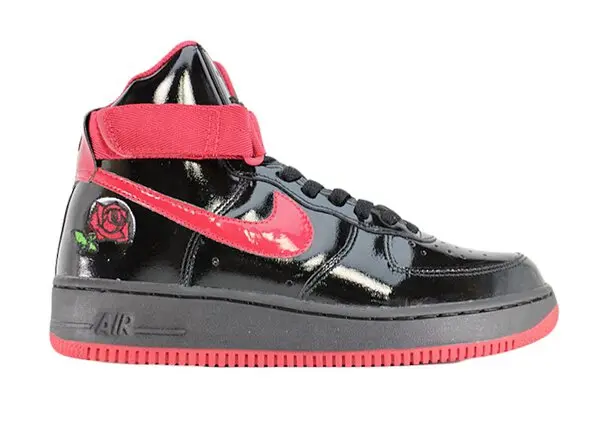 Nike Air Force 1 High Rose Garden Sneakers - Black/varsity Red
