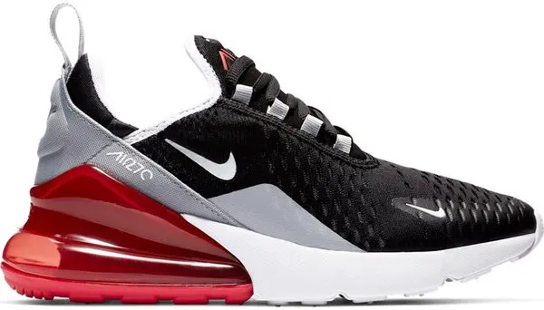 Nike Air Max 270 Sneakers - Black/ember Glow/wolf Grey