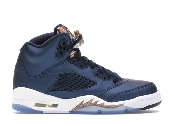 JORDAN 5 Retro Bronze - Obsidian/white/metallic Red Bronze