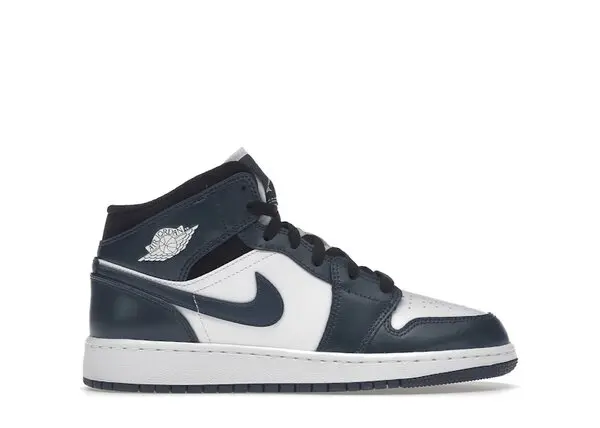 JORDAN 1 Mid - Armory Navy Blue/white/black