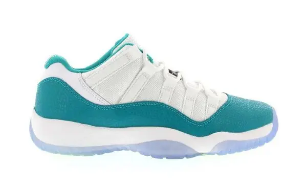 JORDAN 11 Retro Low Sneakers - White/turbo Green/volt Ice