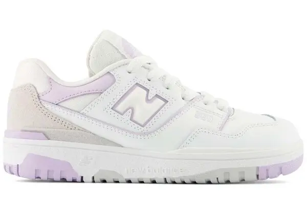 NEW BALANCE 550 Sneakers - White/thistle