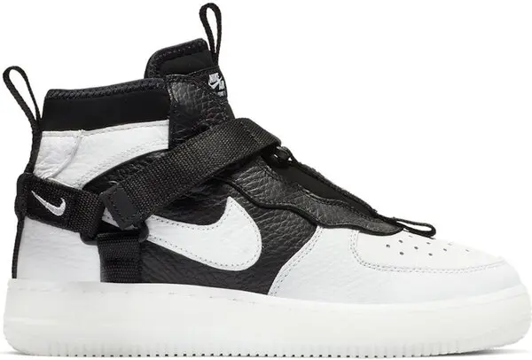 Nike Air Force 1 Utility Mid Sneakers - Off White/black