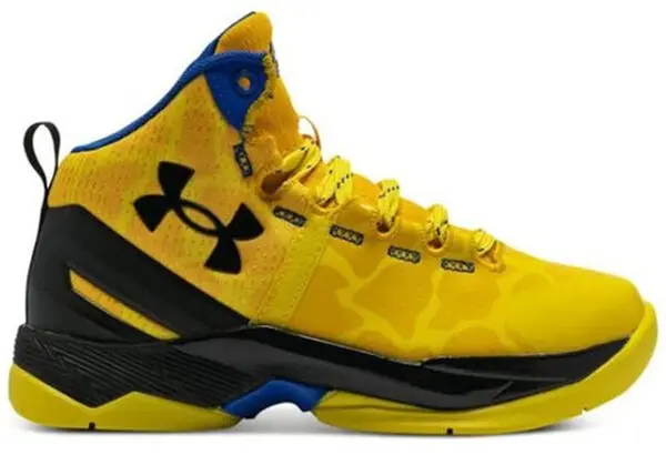 Under Armour Curry 2 Retro Double Bangin - Steeltown Gold/taxi