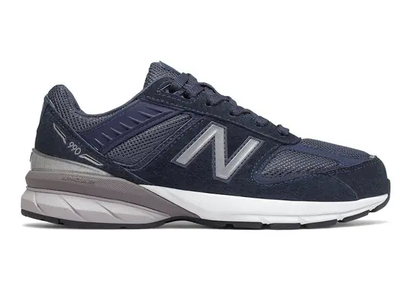 NEW BALANCE 990v5 Sneakers - Navy Blue/silver/white