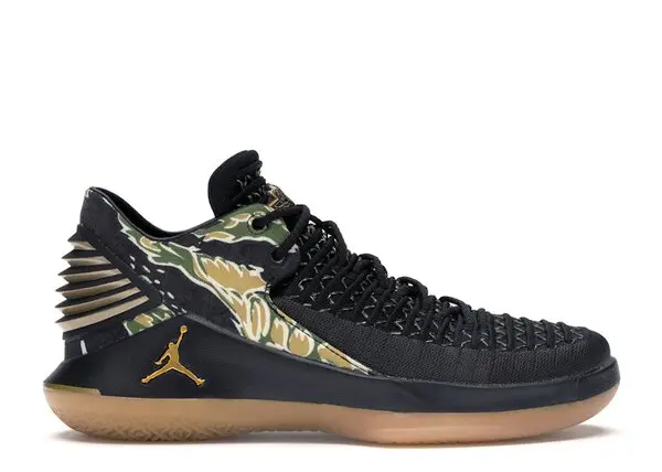 JORDAN Xxxii Low Camo Sneakers