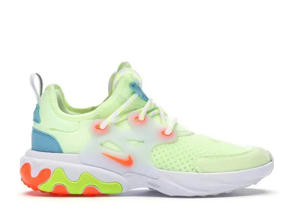 Nike React Presto Sneakers - Barely Volt/hyper Crimson/blue Gaze