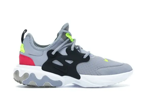 Nike React Presto Sneakers - Wolf Grey/black/rush Pink