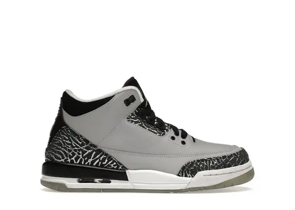 JORDAN 3 Retro Sneakers - Wolf Grey/metallic Silver/black