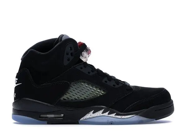 JORDAN 5 Retro Metallic - Black/fire Red/metallic Silver