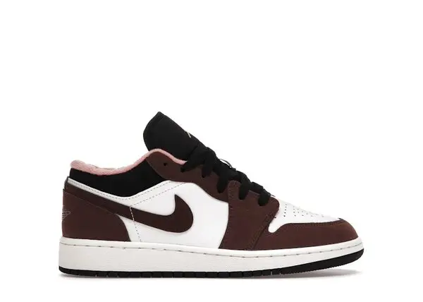 JORDAN 1 Low Mocha - Light Chocolate/crimson Bliss/black