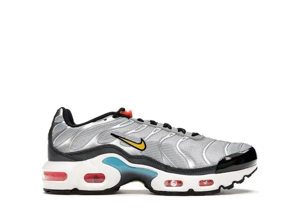 Nike Air Max Plus Sky Sneakers - Metallic Silver/hyper Crimson/blue Fury