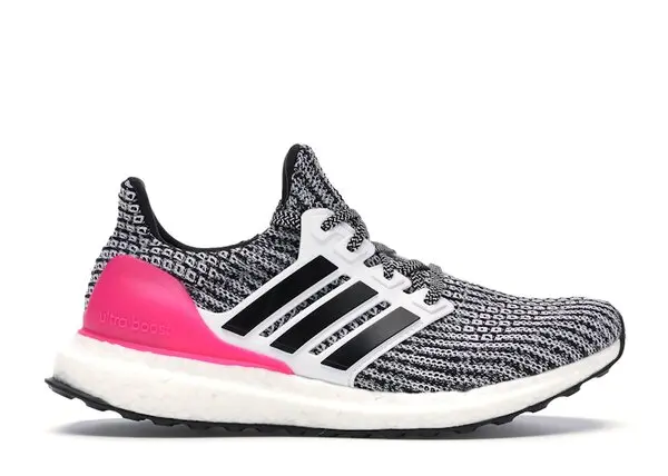 Adidas Ultra Boost 4.0 Sneakers - Chalk White/core Black/shock Pink