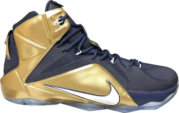 Nike Lebron Akron Pe - Midnight Navy Blue/metallic Gold