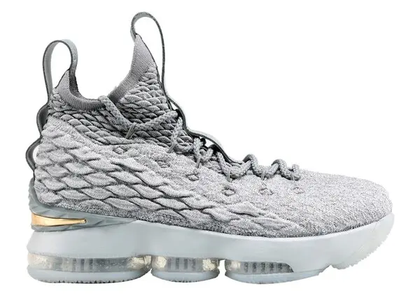 Nike Lebron 15 City Series Sneakers - Wolf Grey/metallic Goldone-colorcool Grey