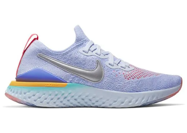Nike Epic React Flyknit 2 Sneakers - Grey/multicolor