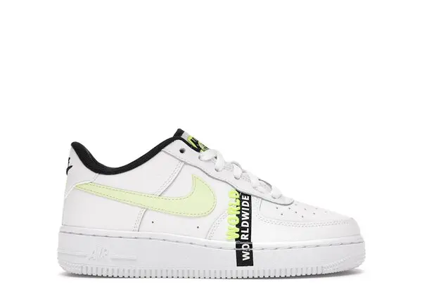 Nike Force 1 Low Sneakers - White/voltone-colorblackone-colorbarely Volt