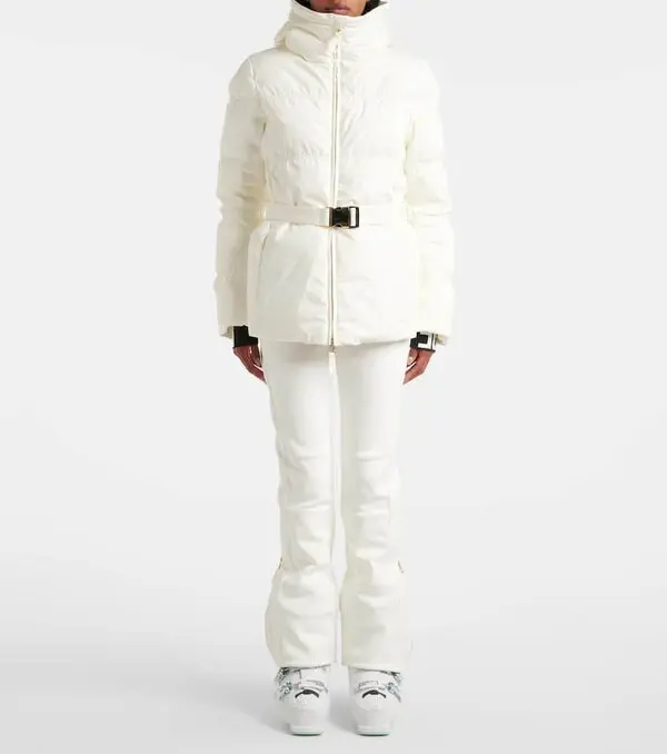 JETSET Chamonix Belted Ski Jacket - White