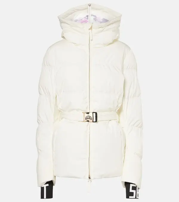 JETSET Chamonix Belted Ski Jacket - White