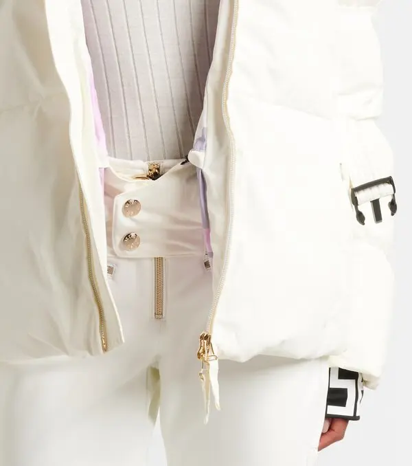 JETSET Chamonix Belted Ski Jacket - White