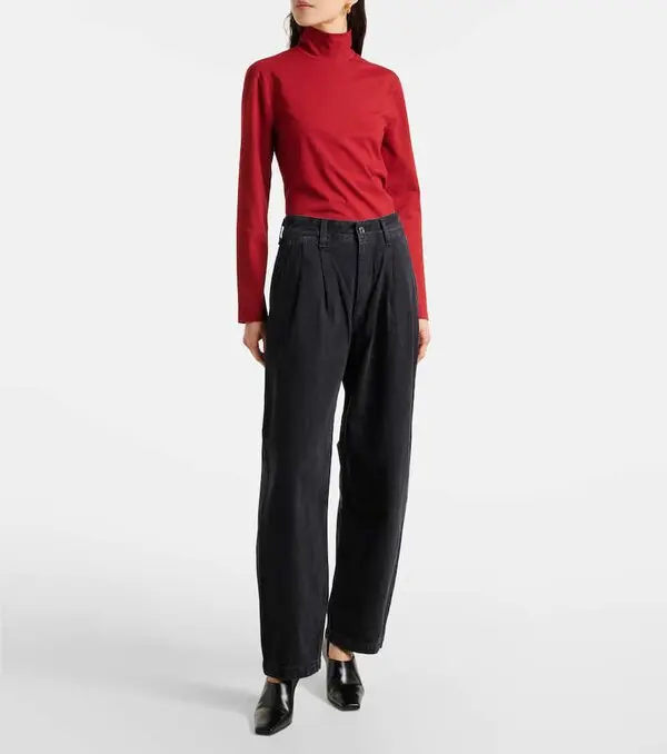AGOLDE Slater High-rise Wide-leg Jeans