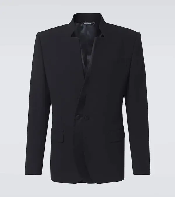 Dolce & Gabbana Wool-blend Gabardine Blazer