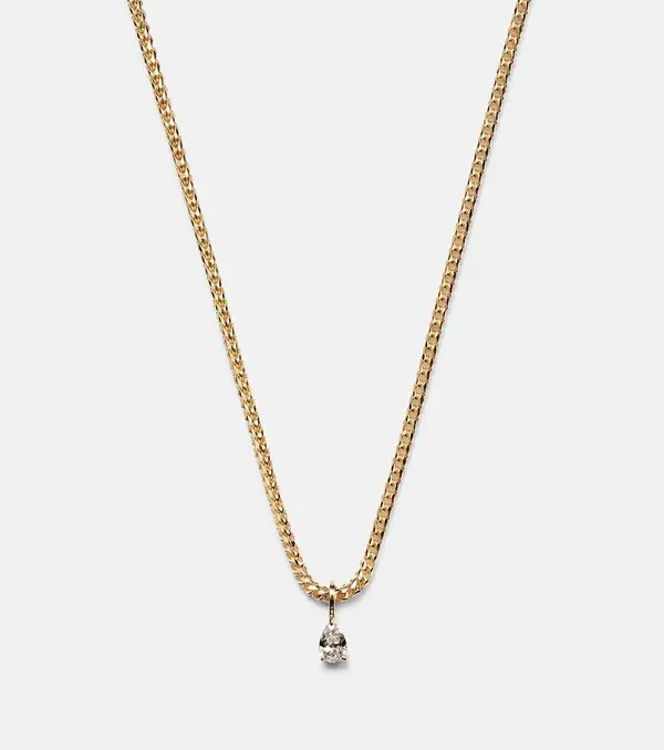 ANITA KO 18kt Yellow Diamond Pendant Necklace