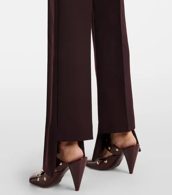 Chloé Wool Wide-leg Trousers