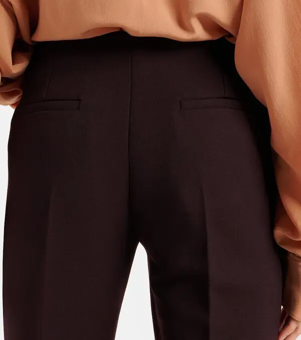 Chloé Wool Wide-leg Trousers