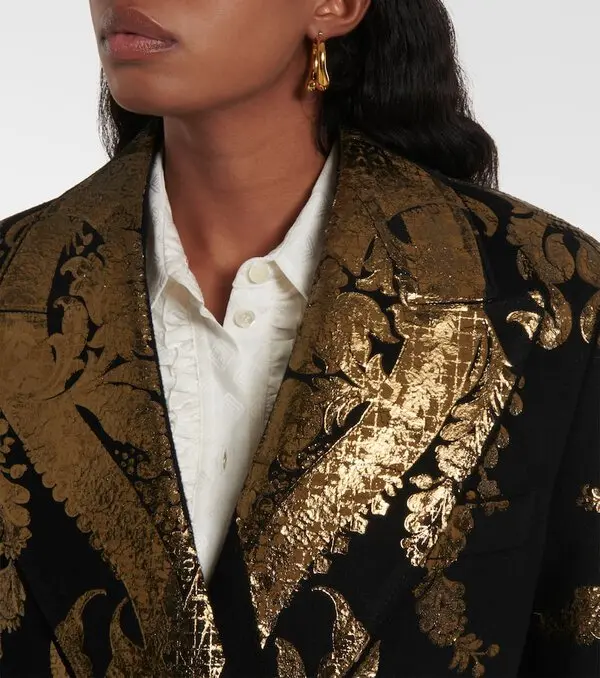 Etro Paisley Wool And Cashmere Blazer