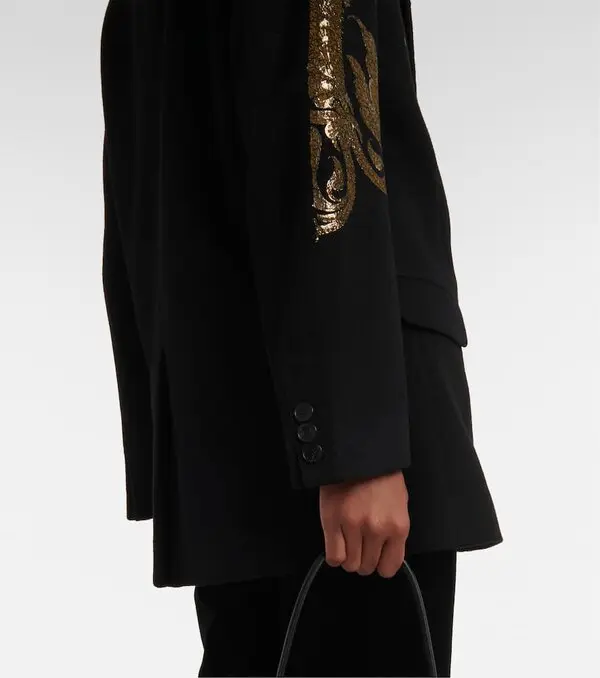 Etro Paisley Wool And Cashmere Blazer