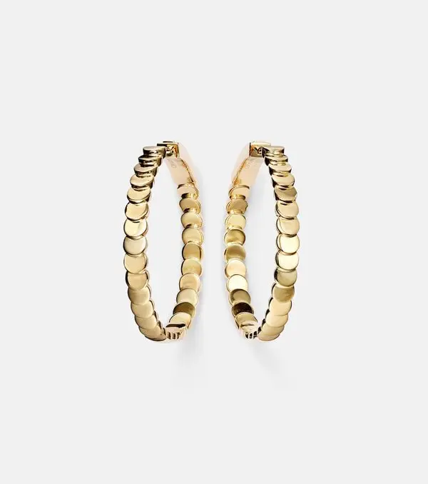 ANITA KO Luna Large 18kt Hoop Earrings - Gold