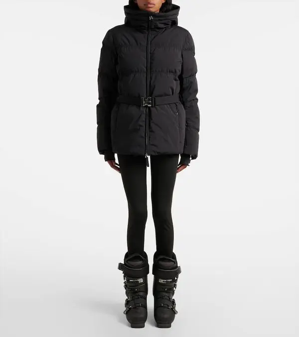JETSET Chamonix Belted Ski Jacket - Black