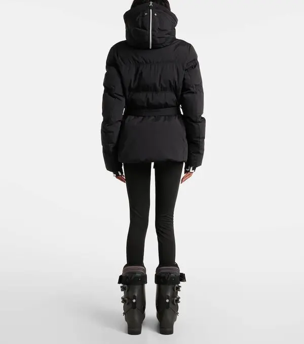 JETSET Chamonix Belted Ski Jacket - Black