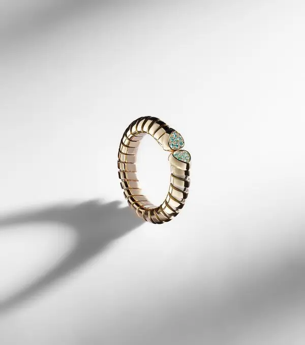 Marina B Trisolina 18kt Ring With Tourmalines