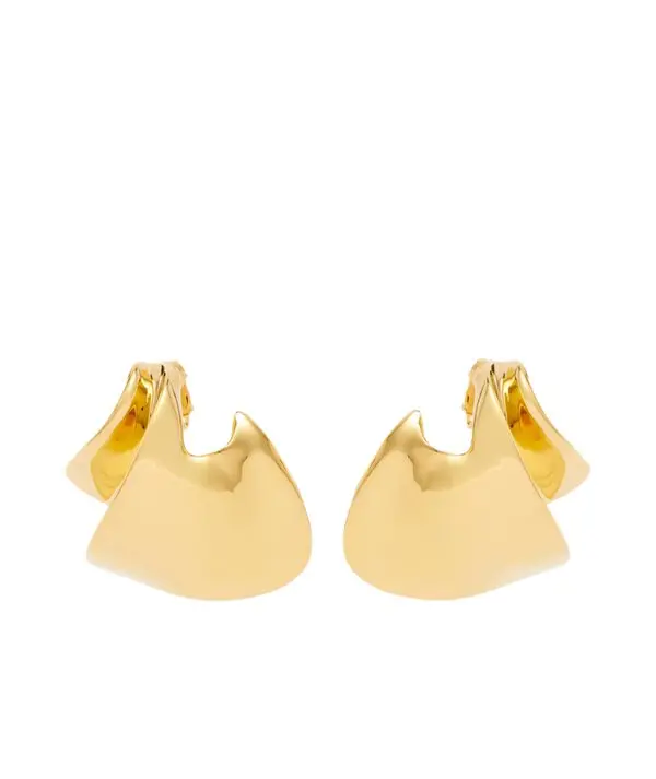 Saint Laurent Oversize Clip-on Earrings - Gold