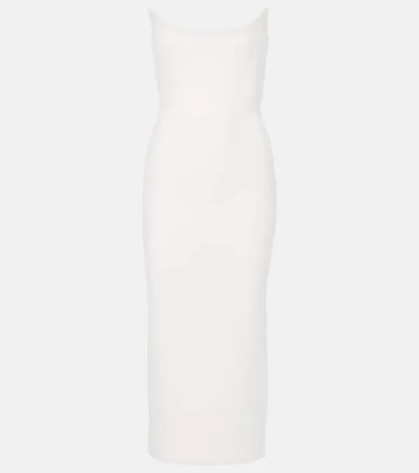 Alex Perry Bridal Strapless Midi Dress