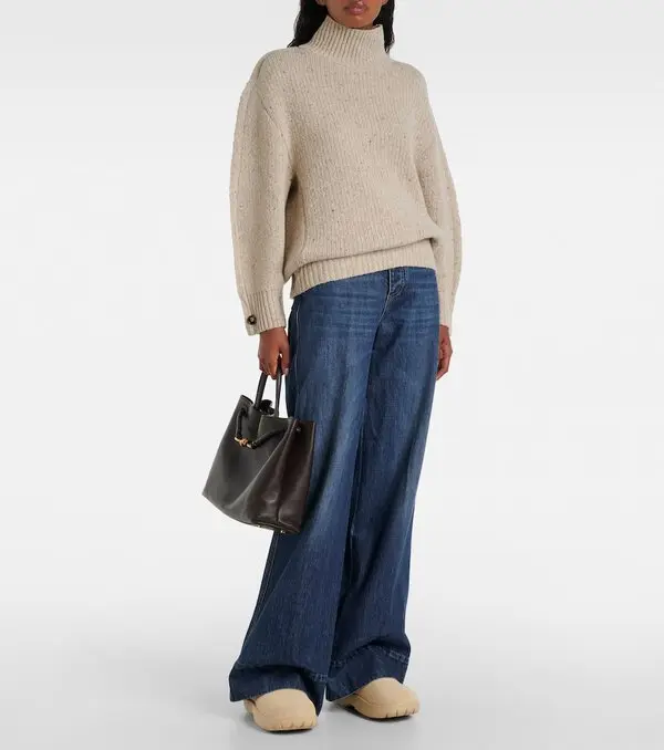 Bottega Veneta Snap Mini Shearling-lined Ankle Boots