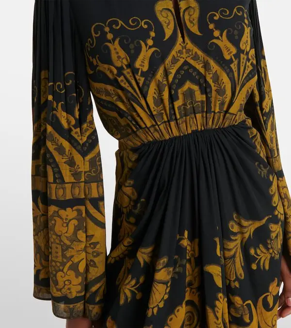 Etro Printed Crêpe Jersey Gown